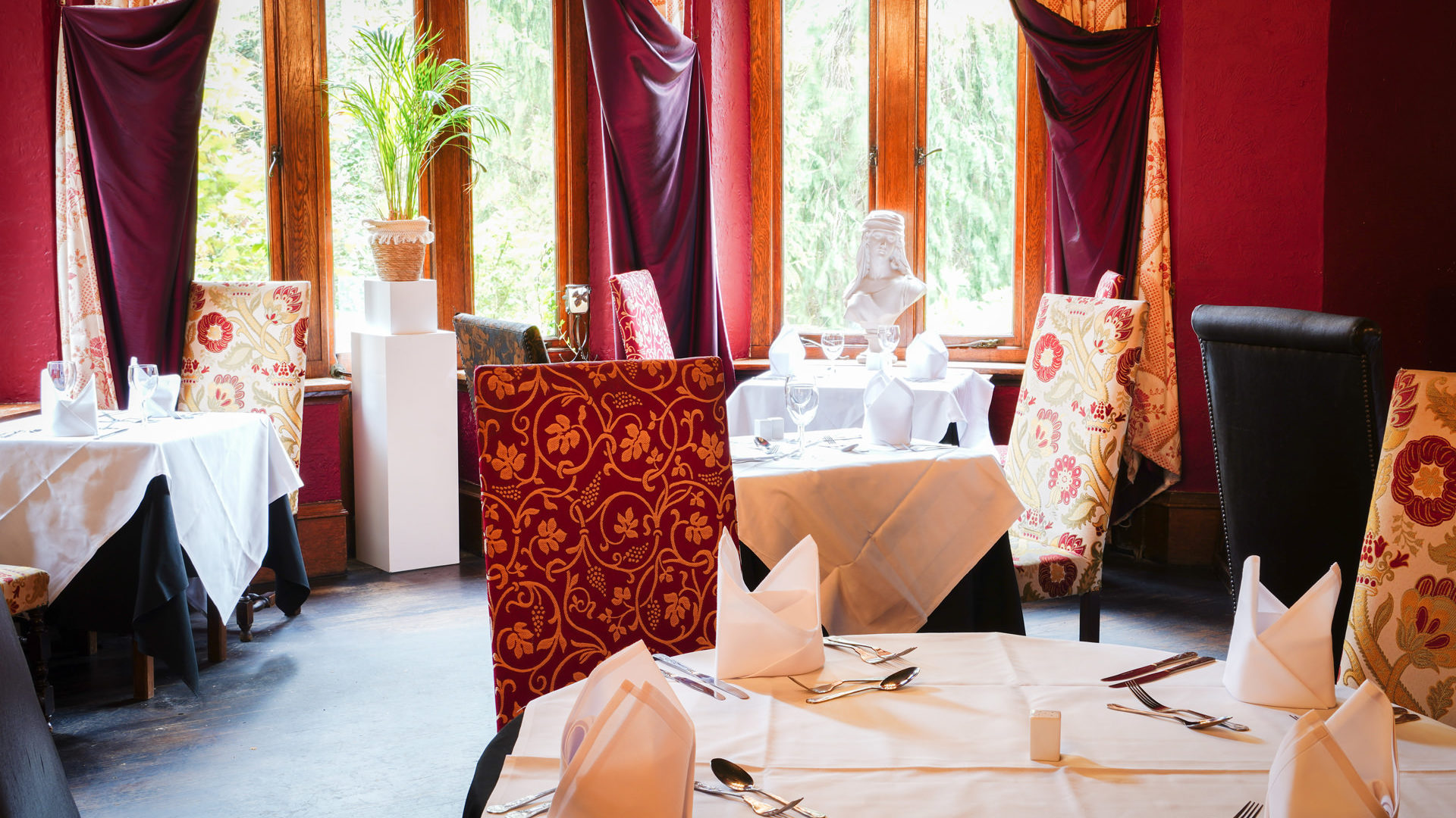 Bertie's Restaurant in Ruthin Castle Hotel