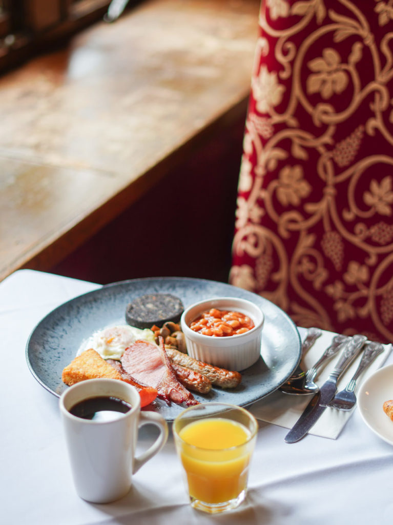 Breakfast at Ruthin Castle | Castle Hotel in North Wales