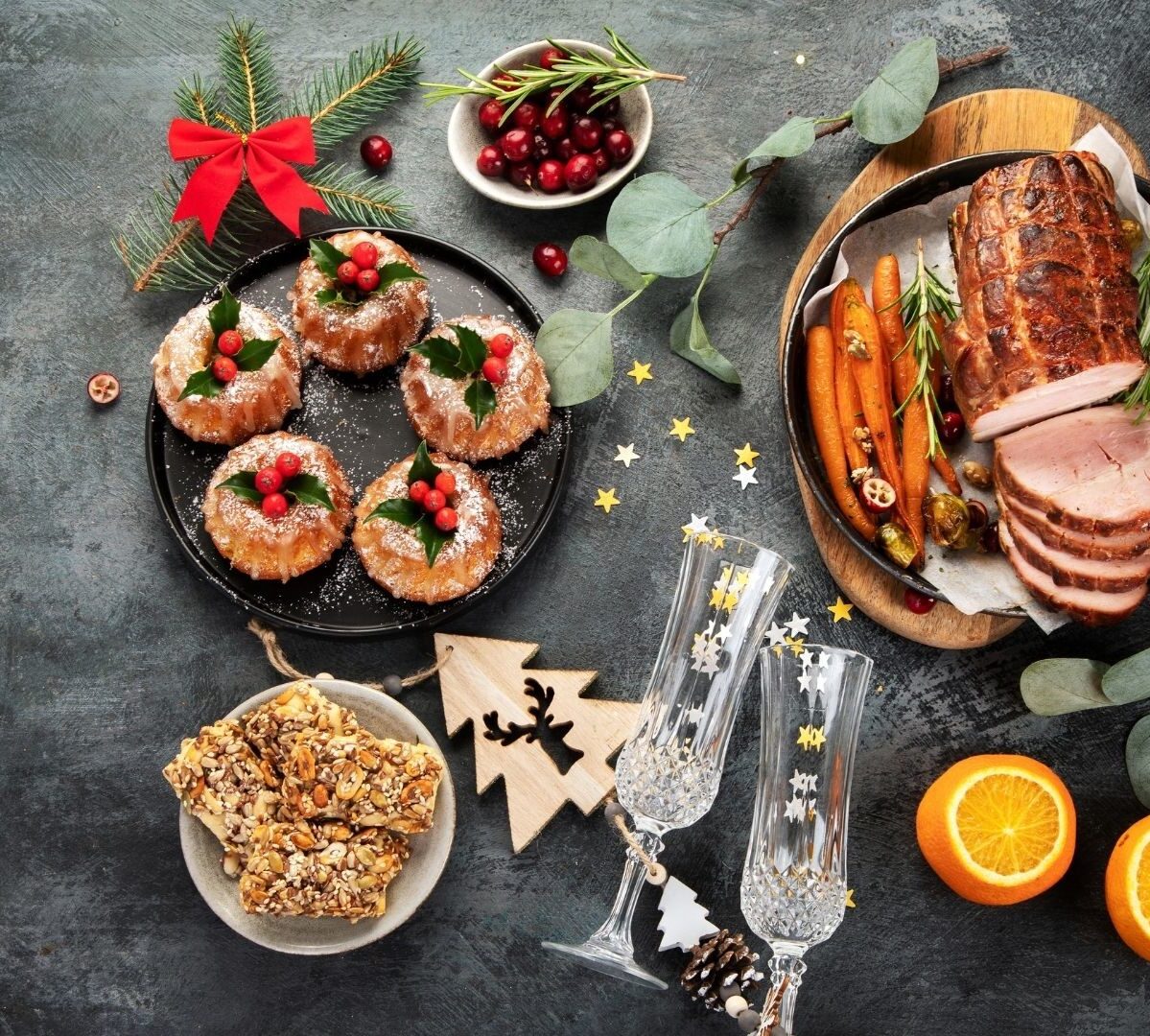 Festive Foods | Sunday Lunch With Santa | Ruthin Castle Hotel